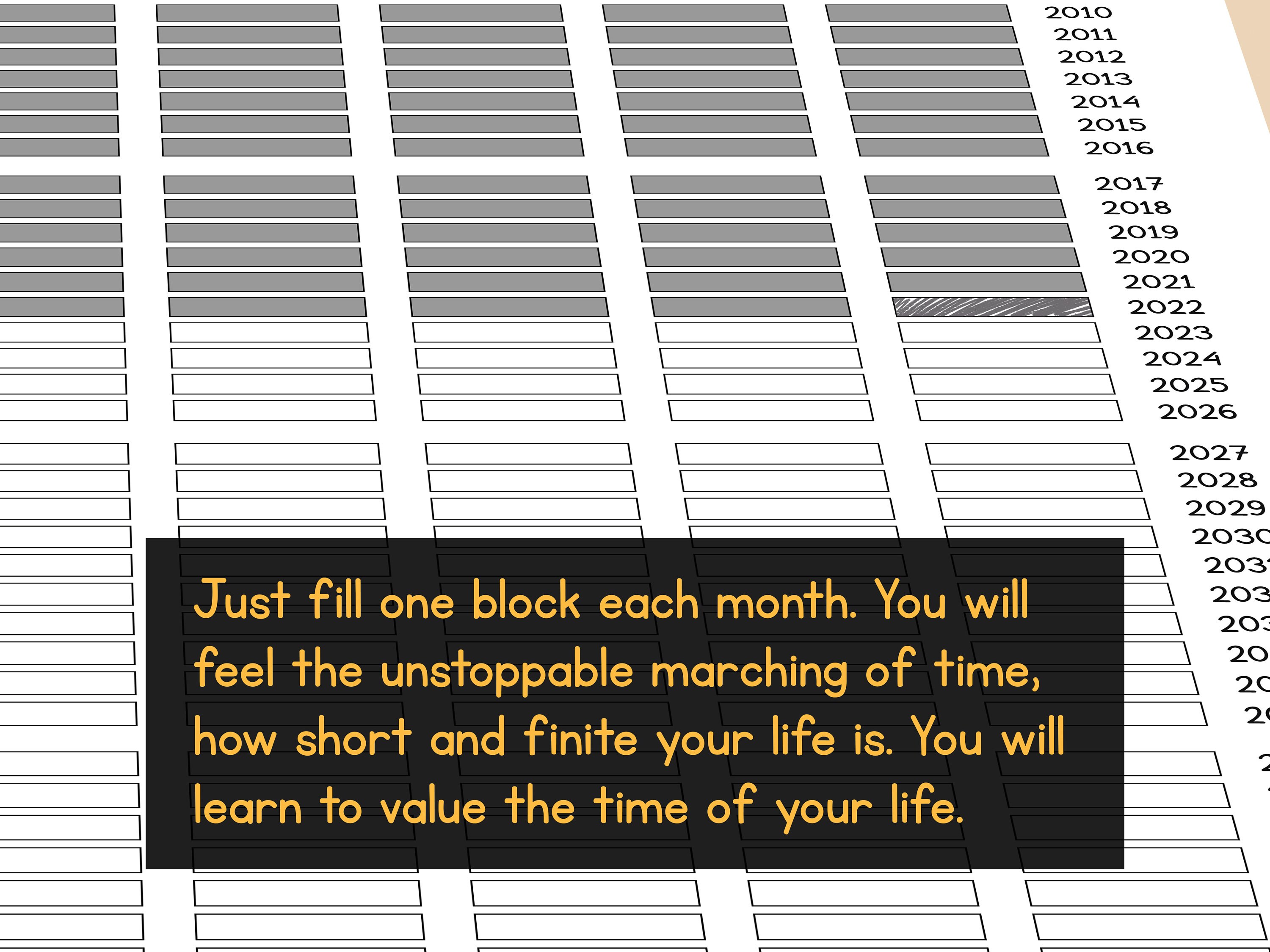 My Life in Months Poster Personalized Life Perpetual Calendar - Etsy