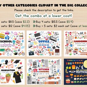 Kitchen Utensils Clipart Bundle Cooking Clipart Set Png - Etsy