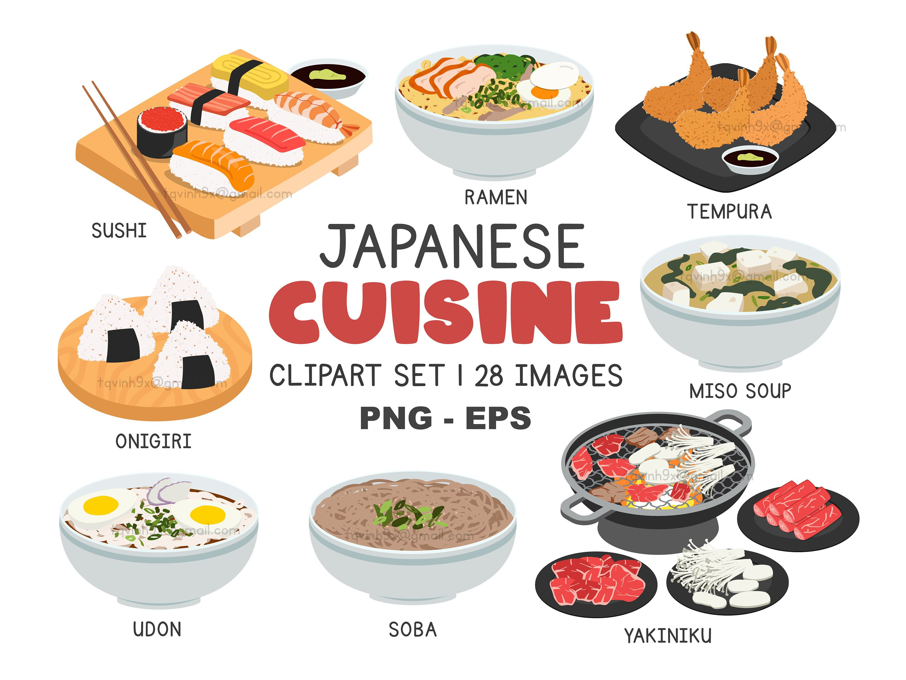 Japanese Sushi Clipart