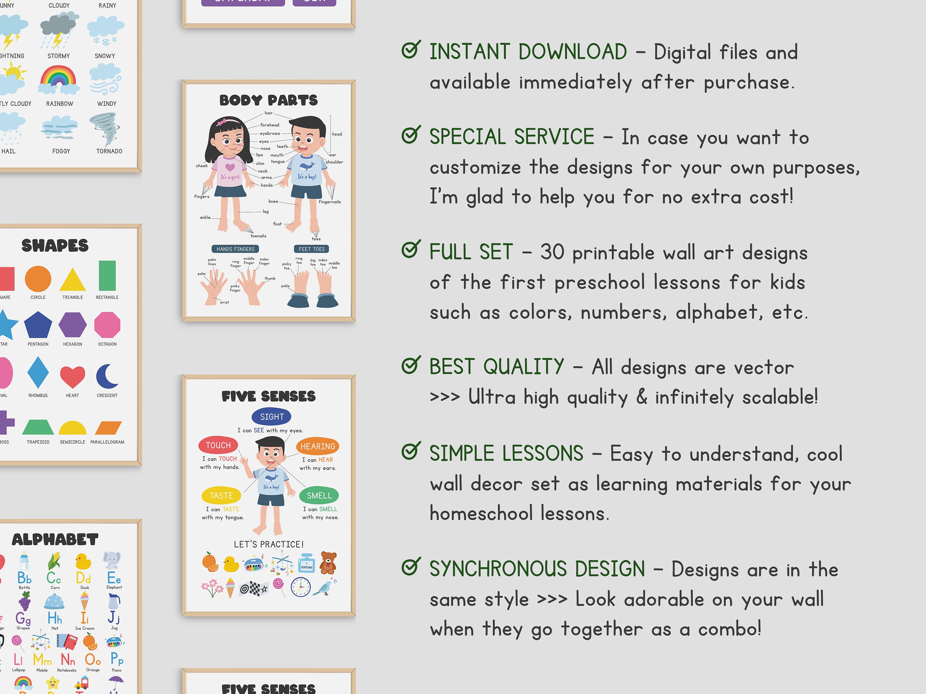 Musical Instruments Poster Printable Wall Art Digital, Montessori ...