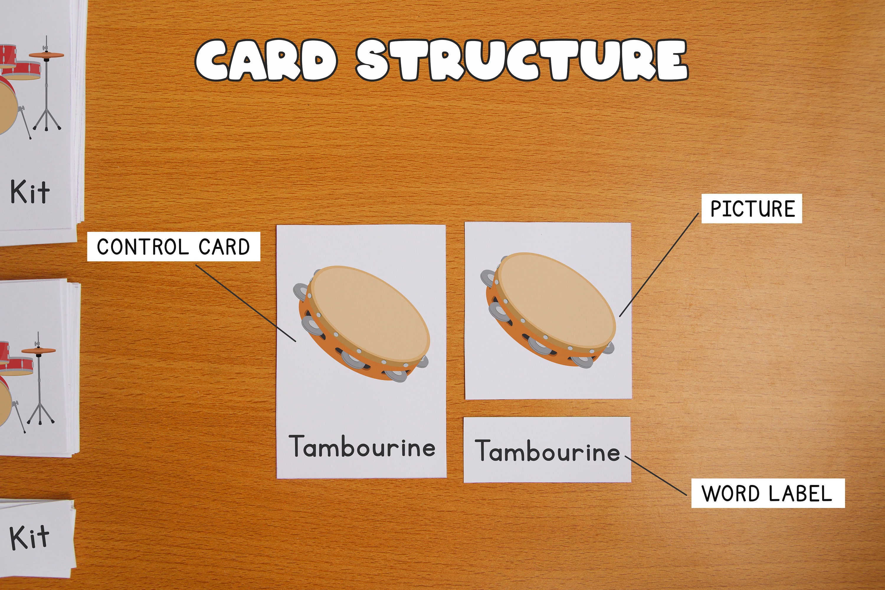 Musical Instruments Flashcards Printable, Music Instruments ...