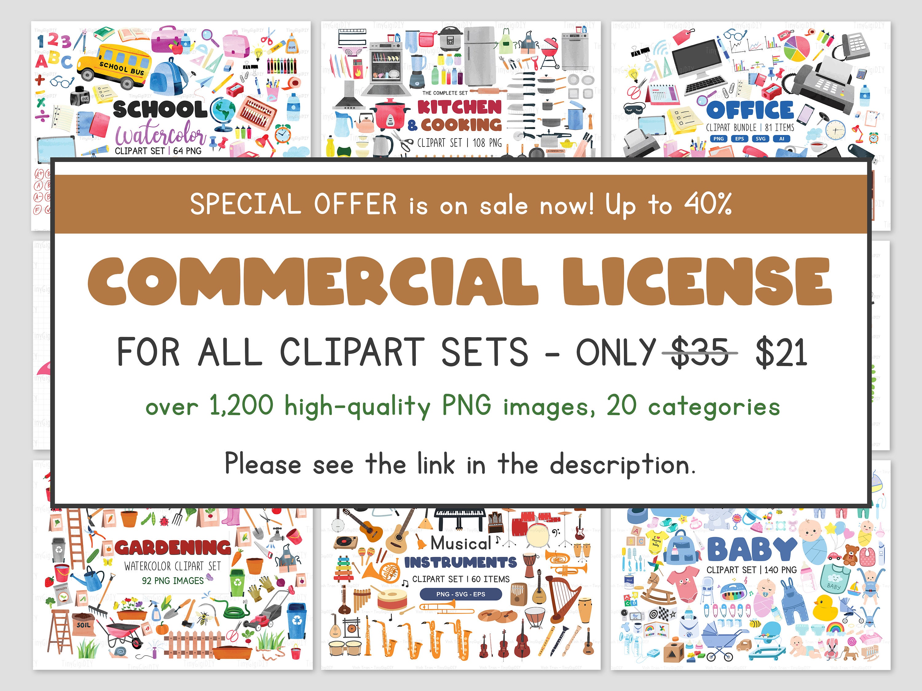 Watercolor Graduation Clipart Bundle, Graduation Clipart Png Set ...