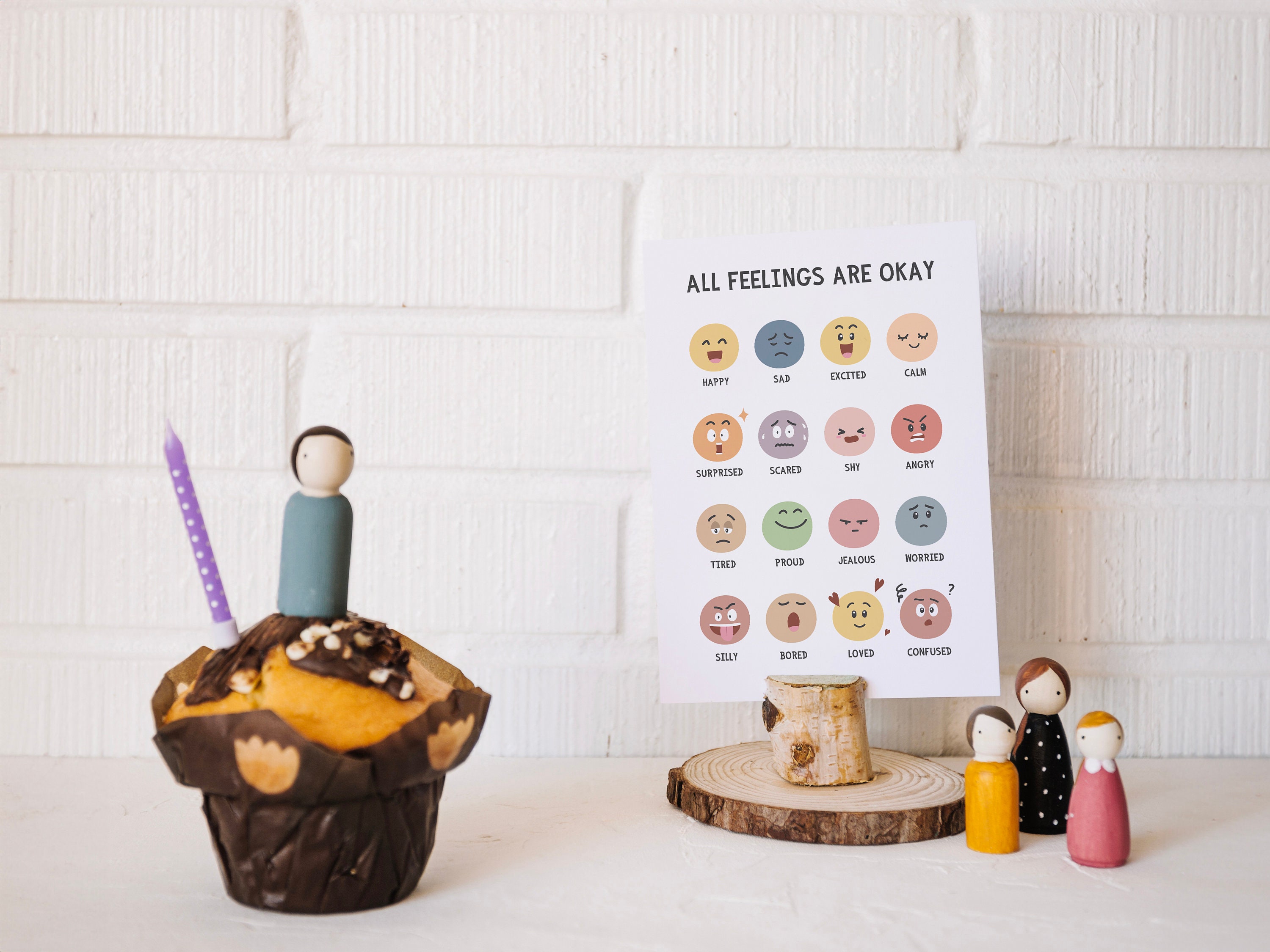 Feelings Chart Poster All Feelings Are Okay Emotions Print - Etsy