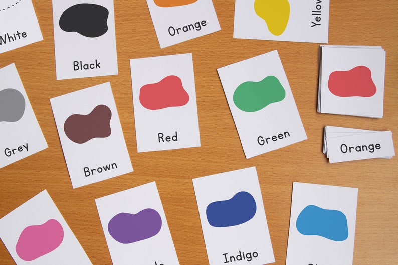Big Set of Preschool Flashcards Printable Montessori 3-part - Etsy