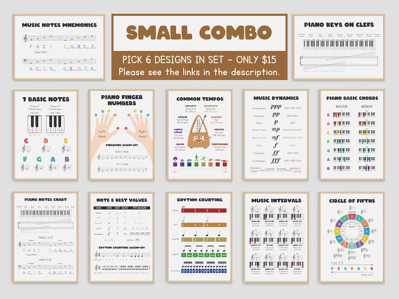 Music Note and Rest Value Cheat Sheet Poster Notes Rests - Etsy Australia