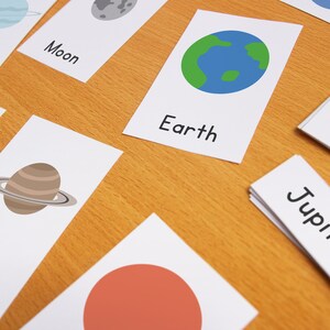 Solar System Print, Planets Poster Printable Wall Art, Kids Montessori ...