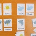 Weather Flashcards Printable, Weather Nomenclature Montessori 3-part ...