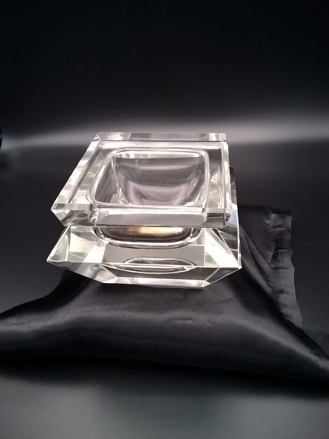 Crystal Box With Lid Antique Jewelry Box Ring Box Presentation Box ...
