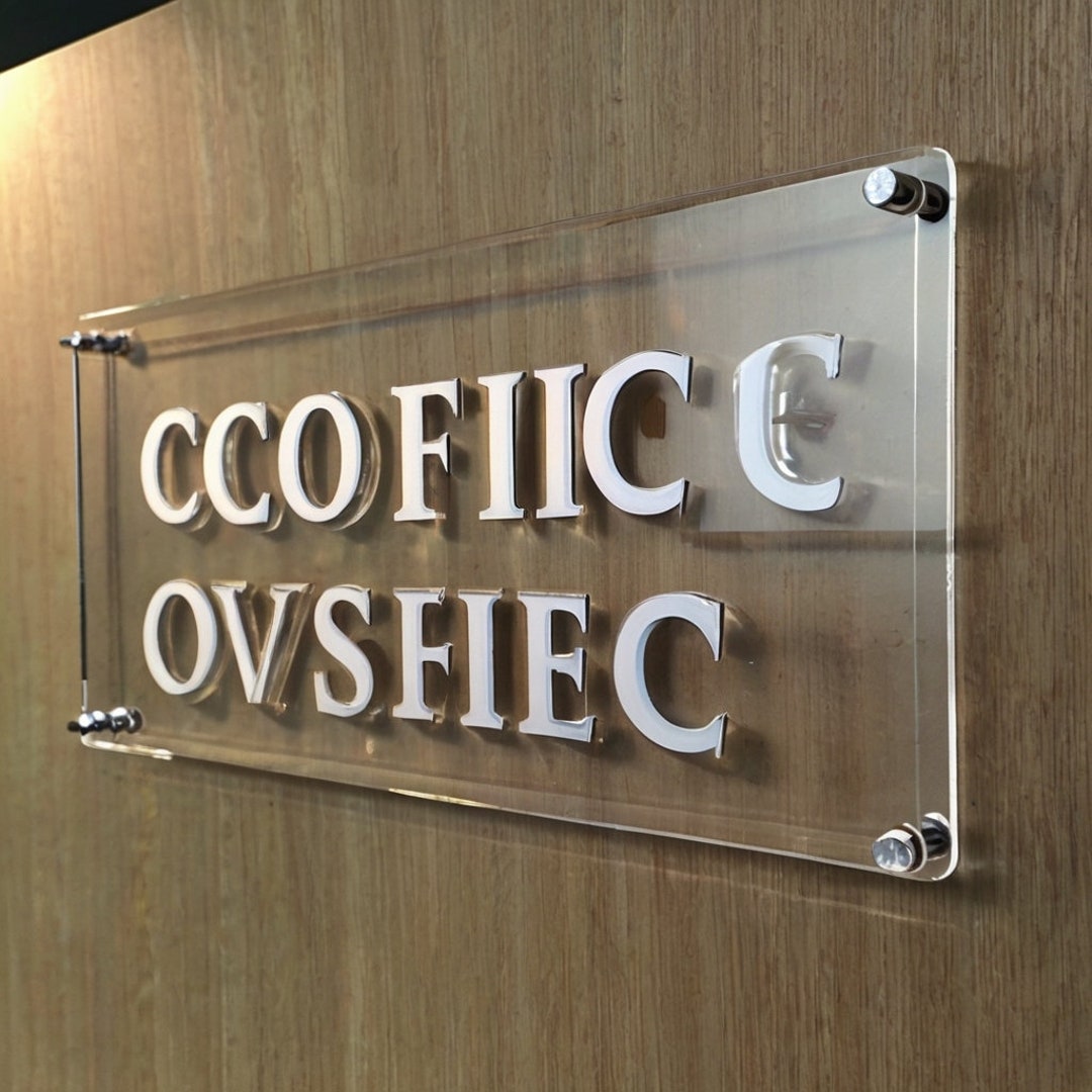 Custom Acrylic Sign,custom Lobby Sign, Elegant Lobby Sign,office Logo ...