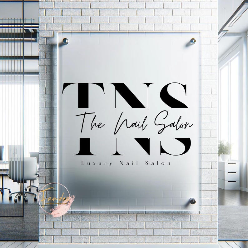 Personalized Acrylic Business Sign Custom Acrylic Business Logo Sign ...