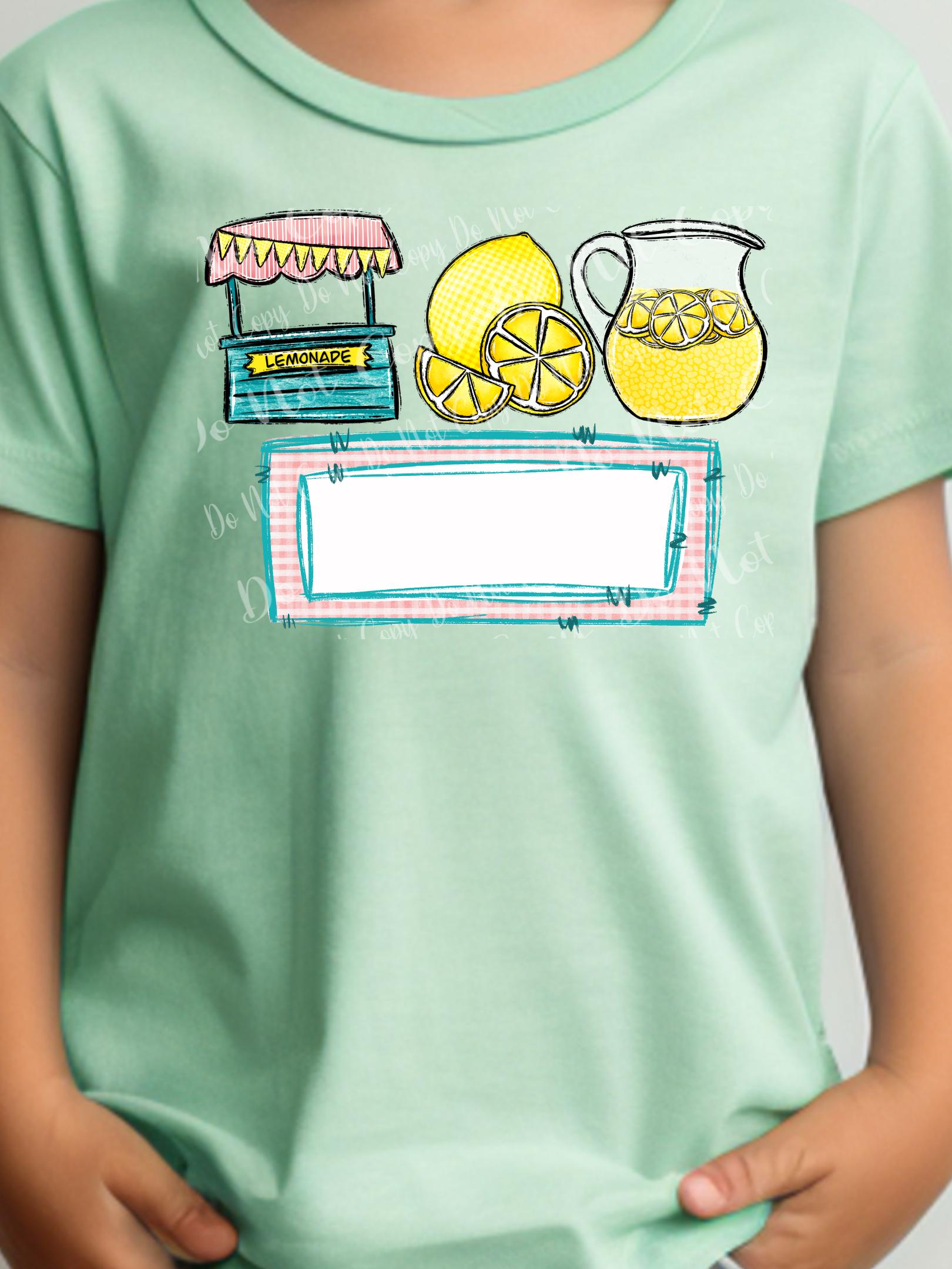 Lemonade Stand Summer PNG Design, Printable Download, Handdrawn Kids ...