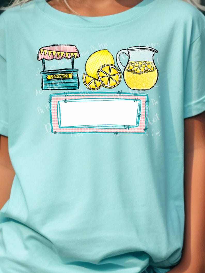 Lemonade Stand Summer PNG Design, Printable Download, Handdrawn Kids ...