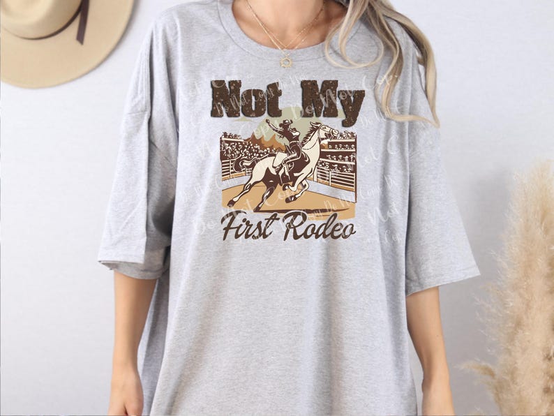 Not My First Rodeo American Cowgirl & Cowboy Vintage Country Western ...