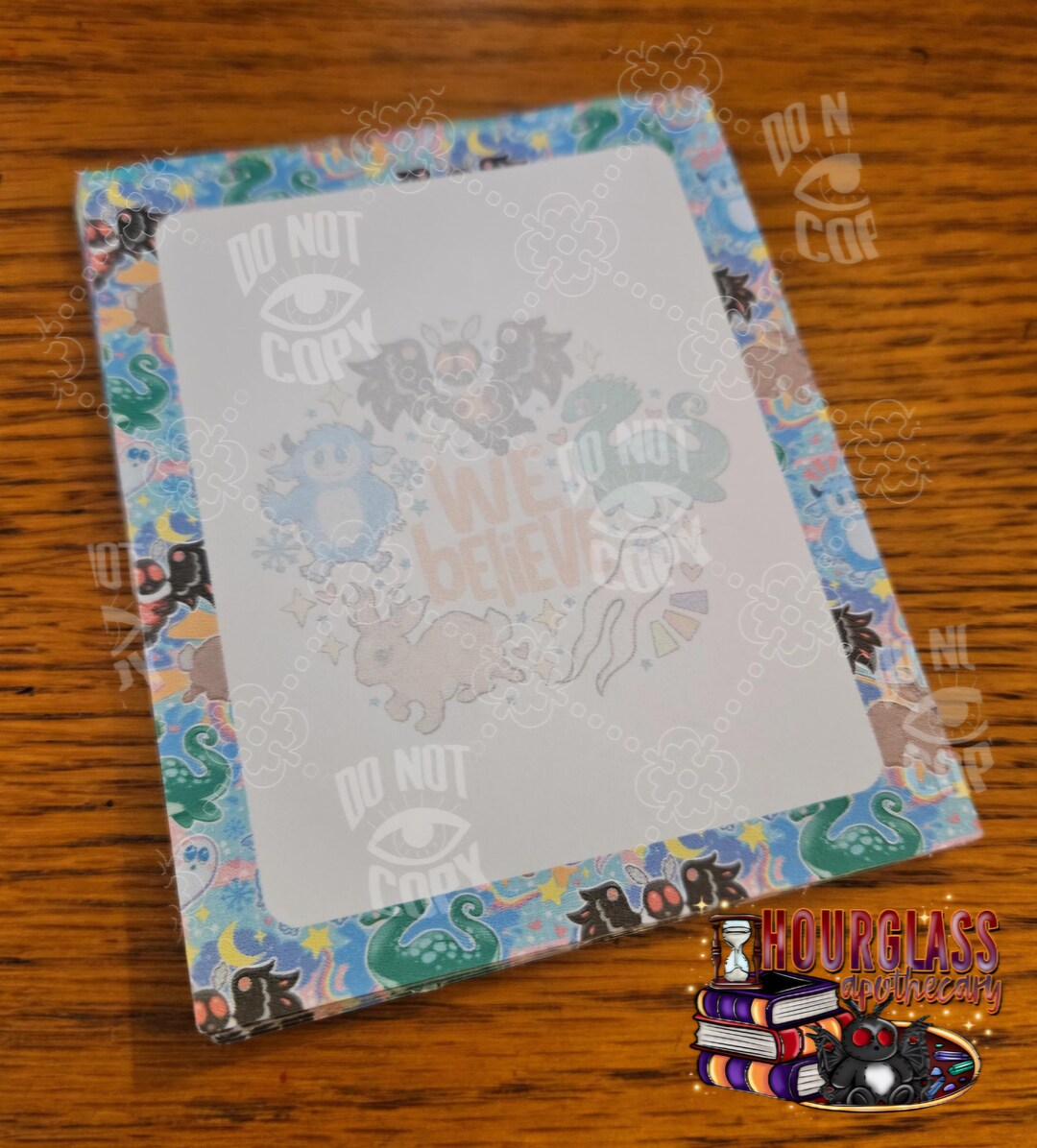 Cute Pastel Cryptid Notepads - Fun Mythical Creatures Stationery - Etsy