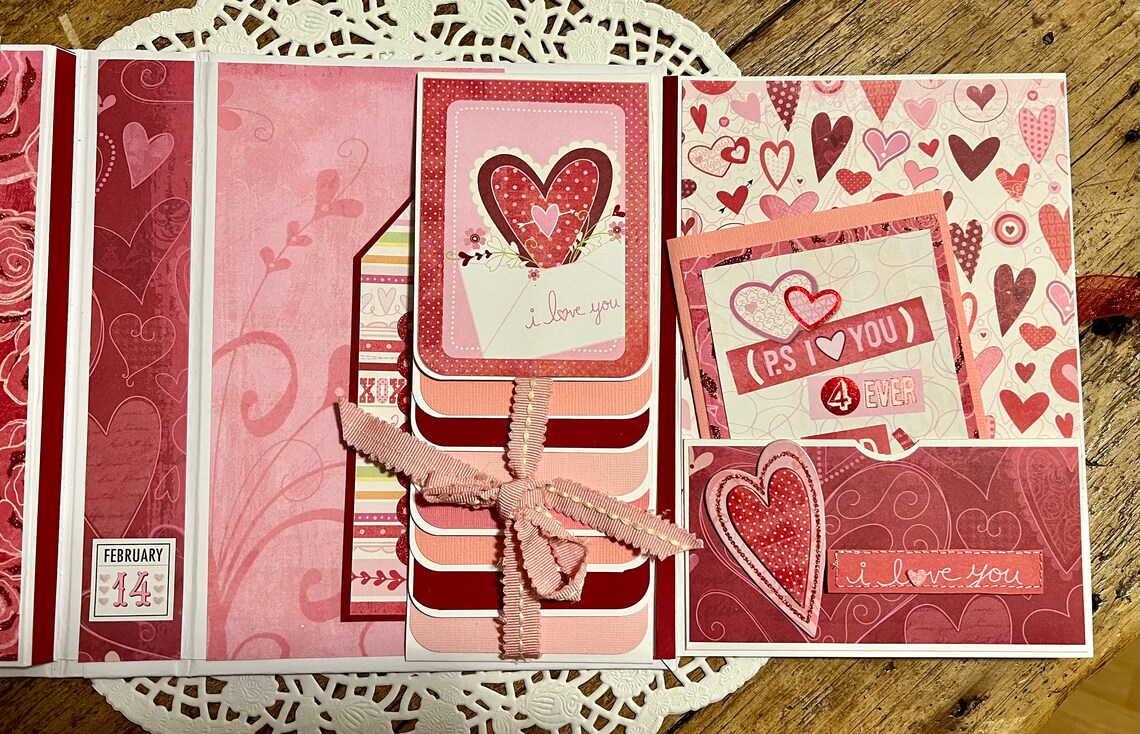 Valentine Folio/mini Album - Etsy