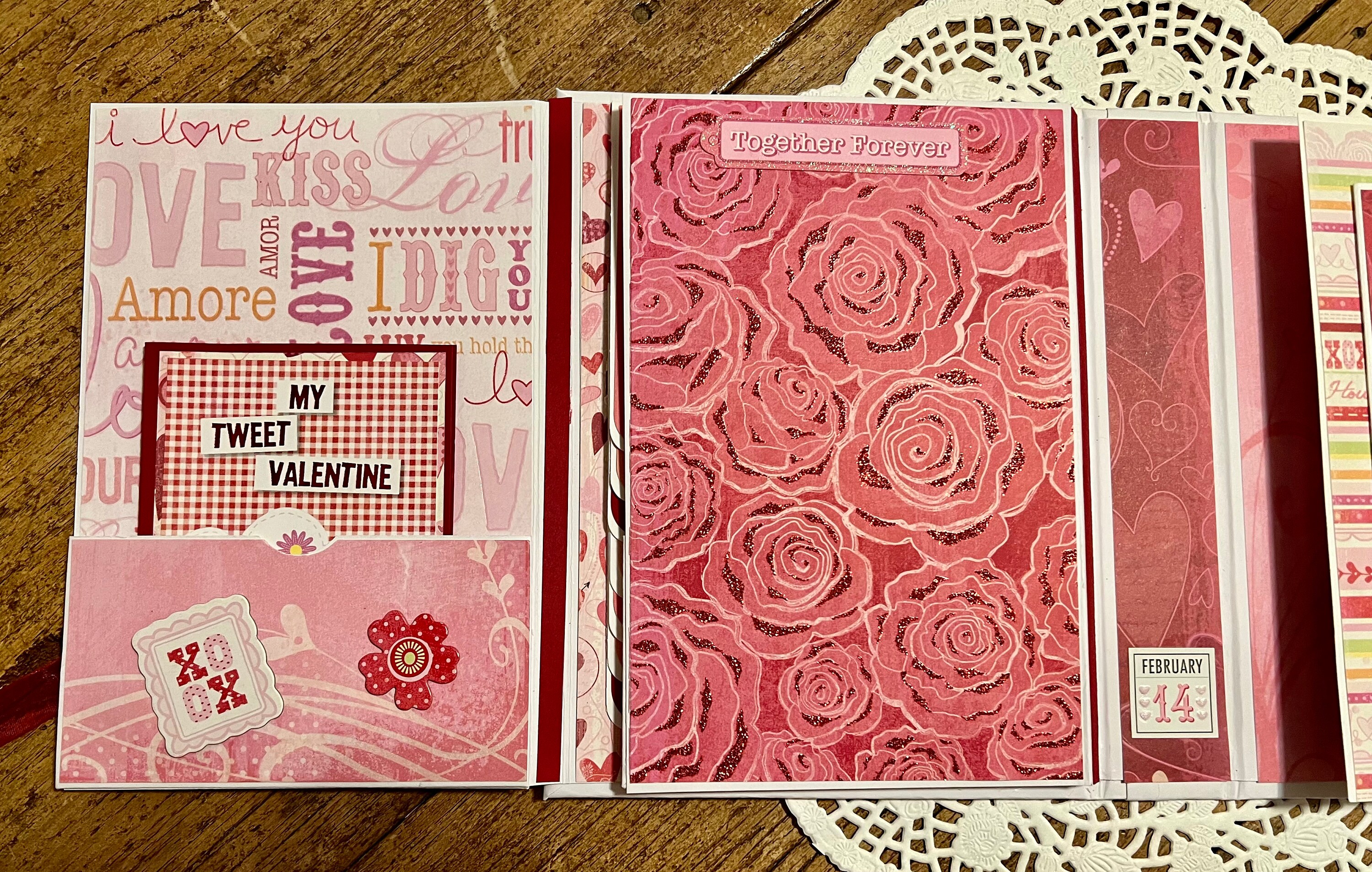 Valentine Folio/mini Album - Etsy