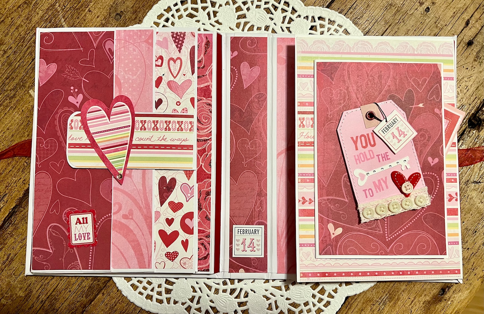 Valentine Folio/mini Album - Etsy
