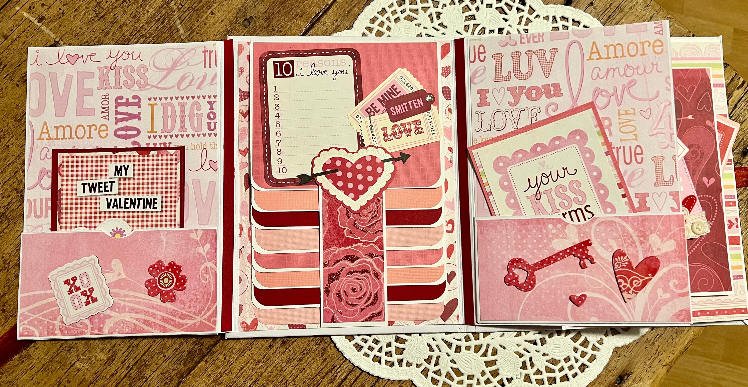 Valentine Folio/mini Album - Etsy
