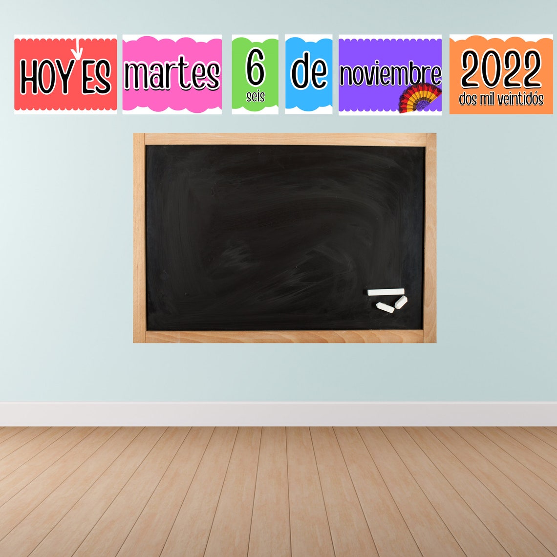 Spanish Calendar Set Printable Spanish Calendar Calendario - Etsy