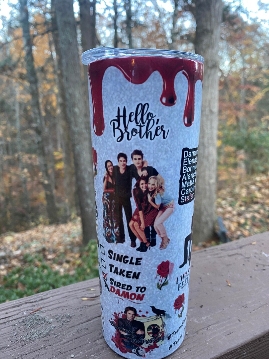 Vampire Diaries 20oz Tumbler Great Christmas Stocking Stuffer - Etsy