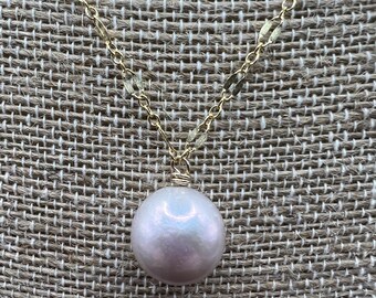 Pink Edison Pearl Jewelry - Etsy