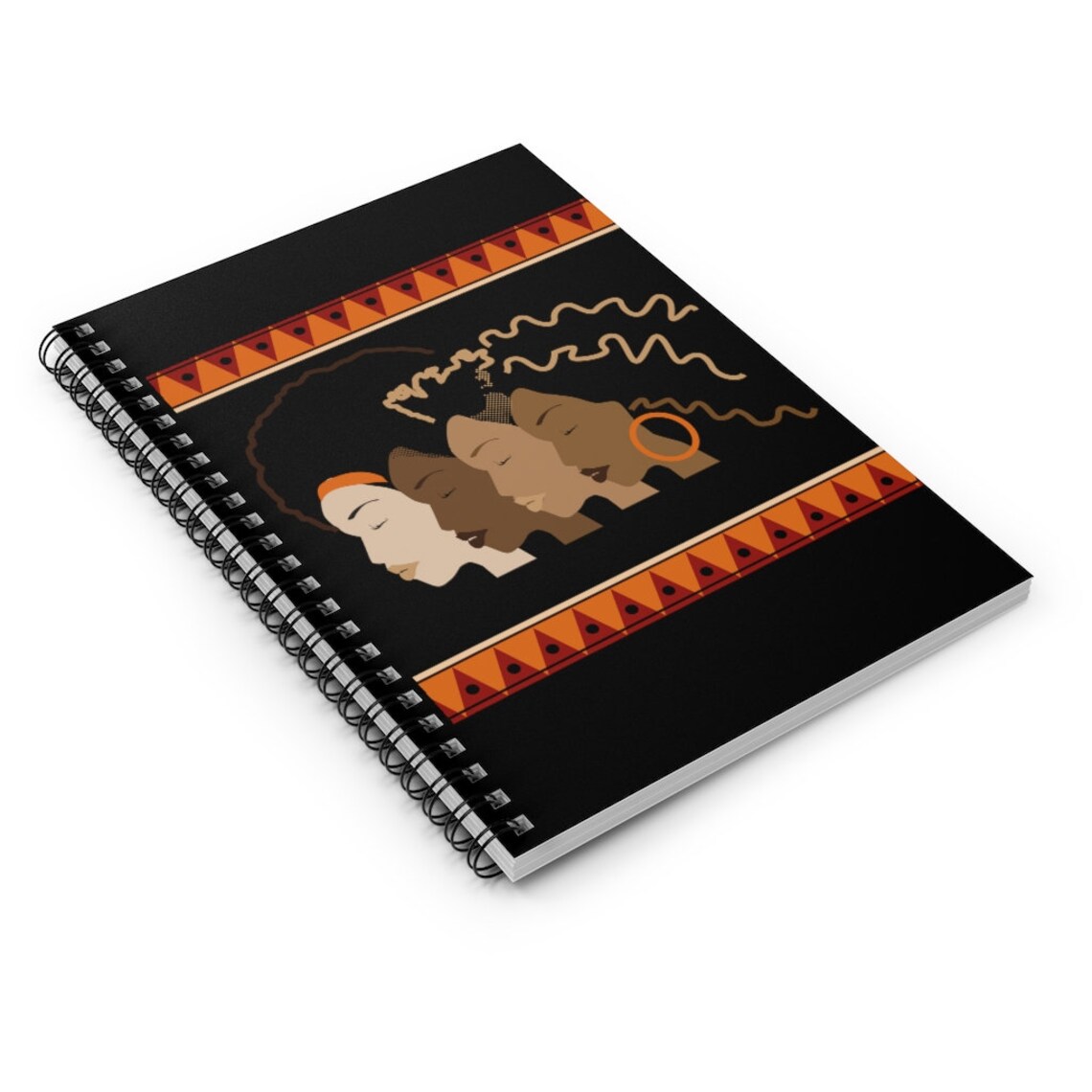 African American Women Spiral Journal Ruled Line 118 Page - Etsy
