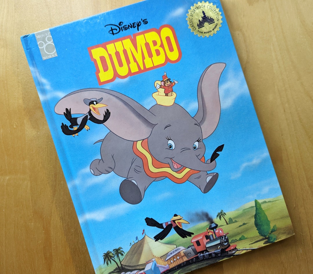 Vintage 1996 Dumbo Walt Disney Movie Storybook | 1990s Hardcover ...