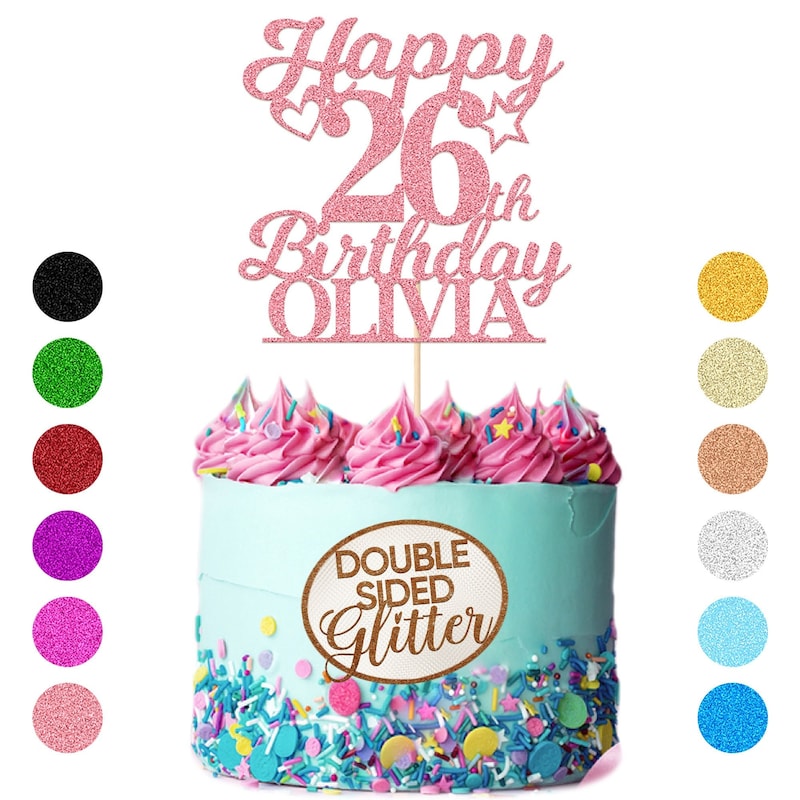 Birthday Cake Topper - Etsy