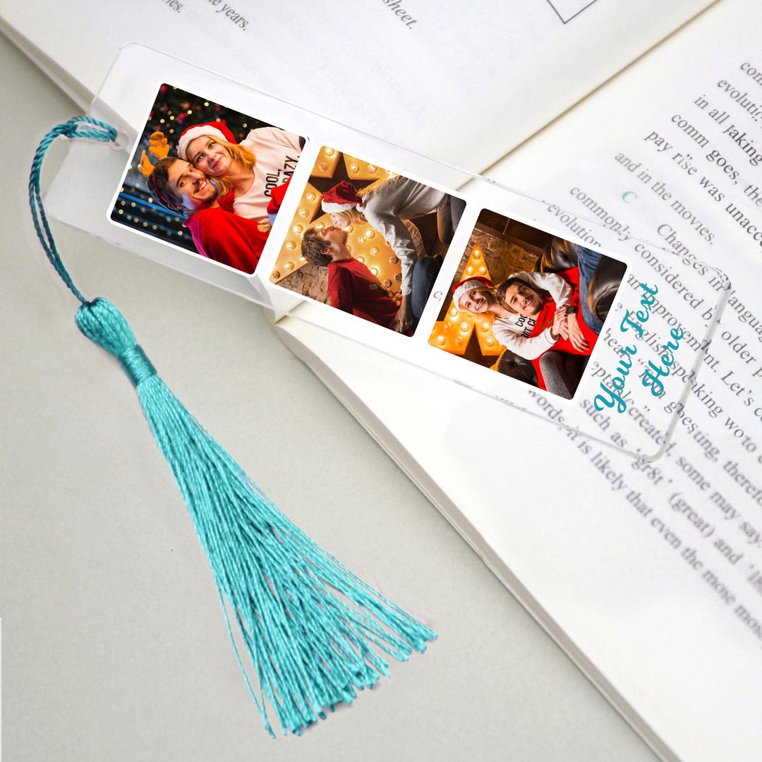 Personalized Bookmark Book Marks Photo Gifts for Christmas Anniversary ...