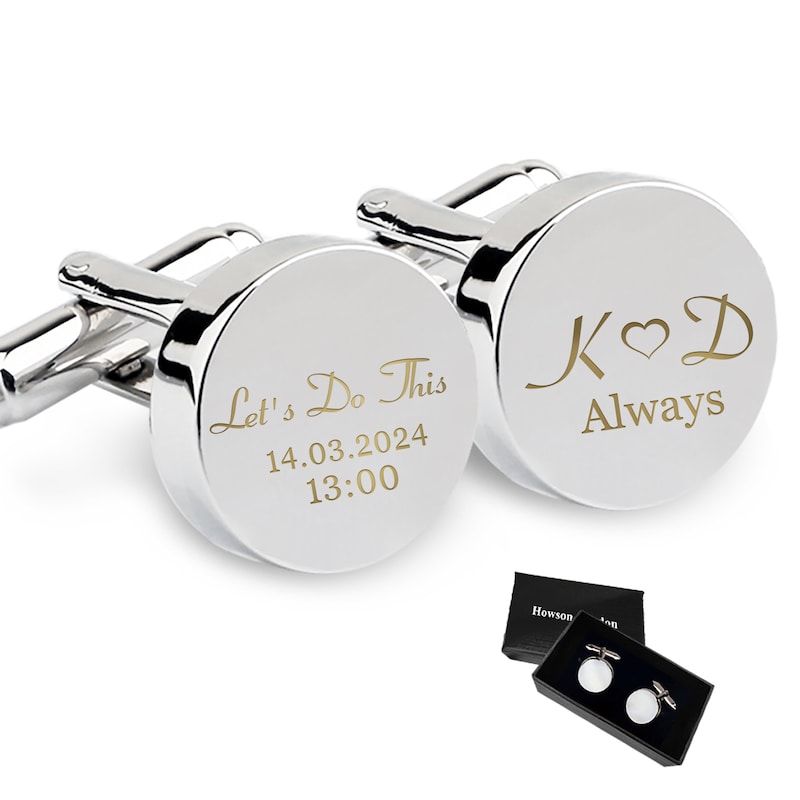Personalized Cufflink for Men - Etsy