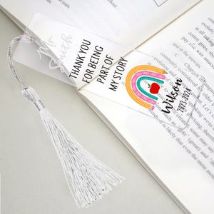 Personalized Bookmark Teacher Appreciation Gifts Thank You Gifts for ...
