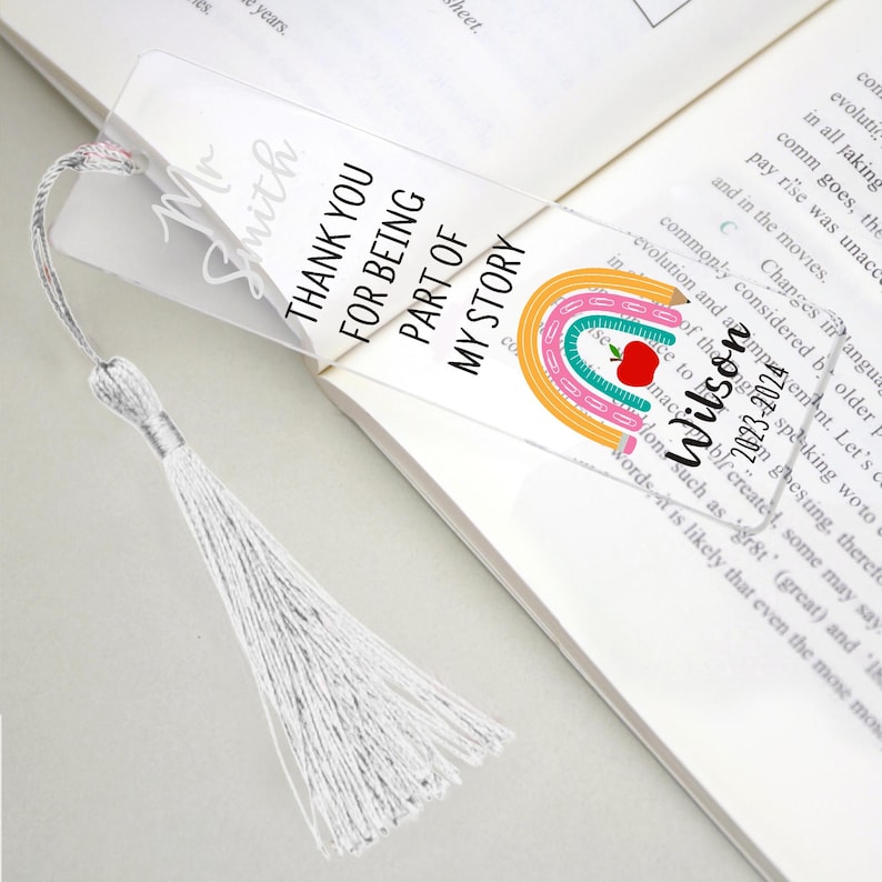Personalized Bookmark Teacher Appreciation Gifts Thank You Gifts for ...