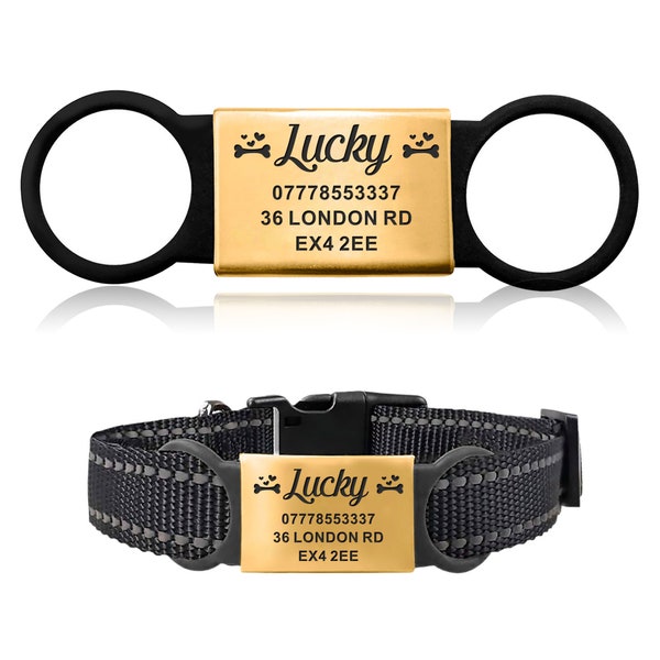 Personalized Engraved Dog Collar Tag - Etsy