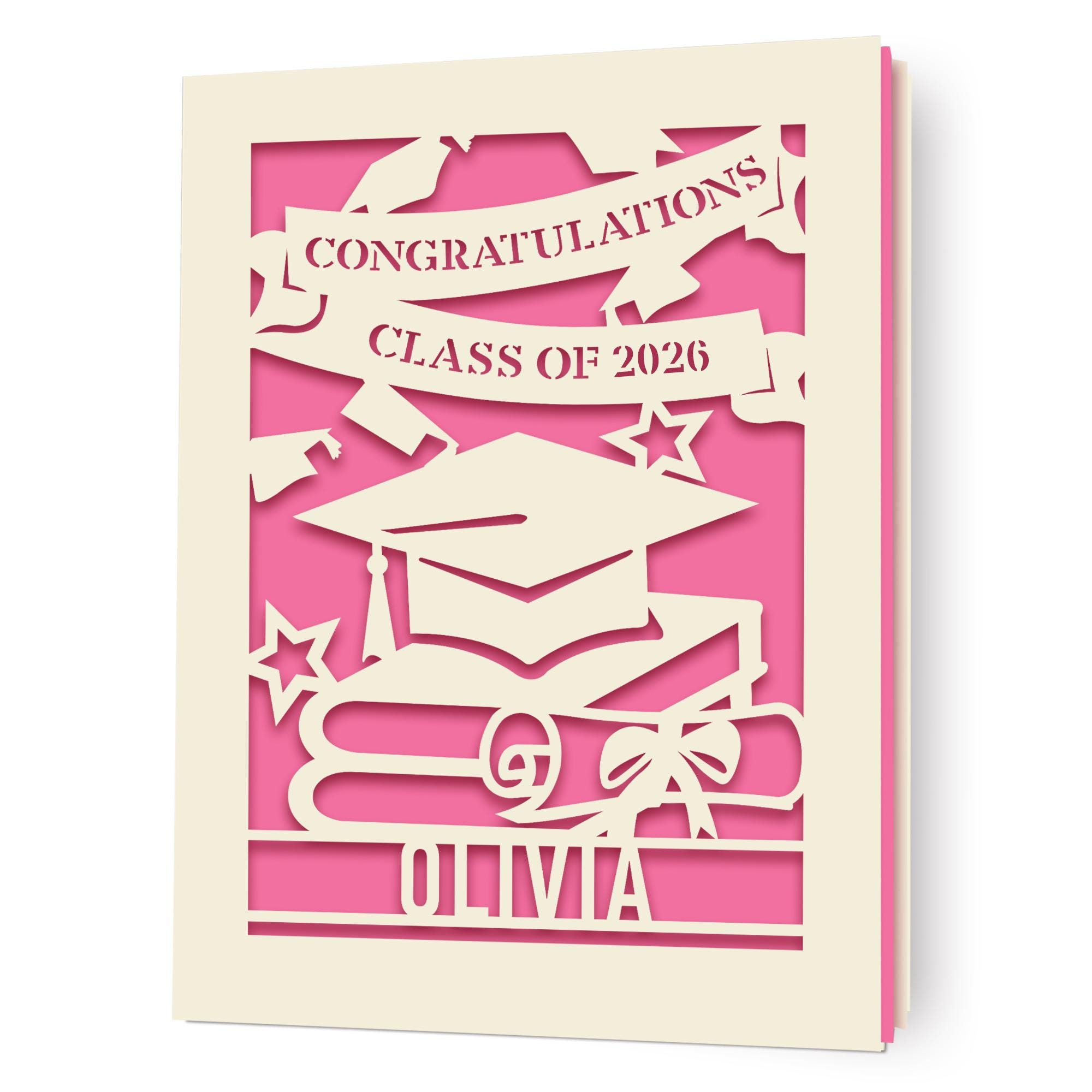 Personalized Graduation Cards Class of 2026 Personalized College ...