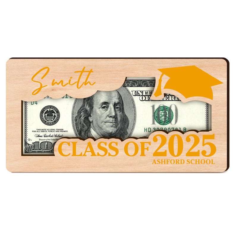 Graduation Money Holder 2025 Personalized Money Holder for Cash Gift ...