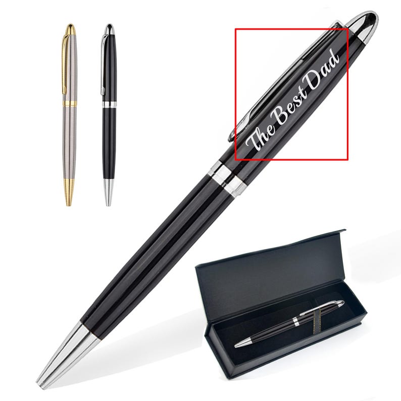 Personalized Pens With Name Dad Gifts Engraved Pens Custom Ballpoint ...