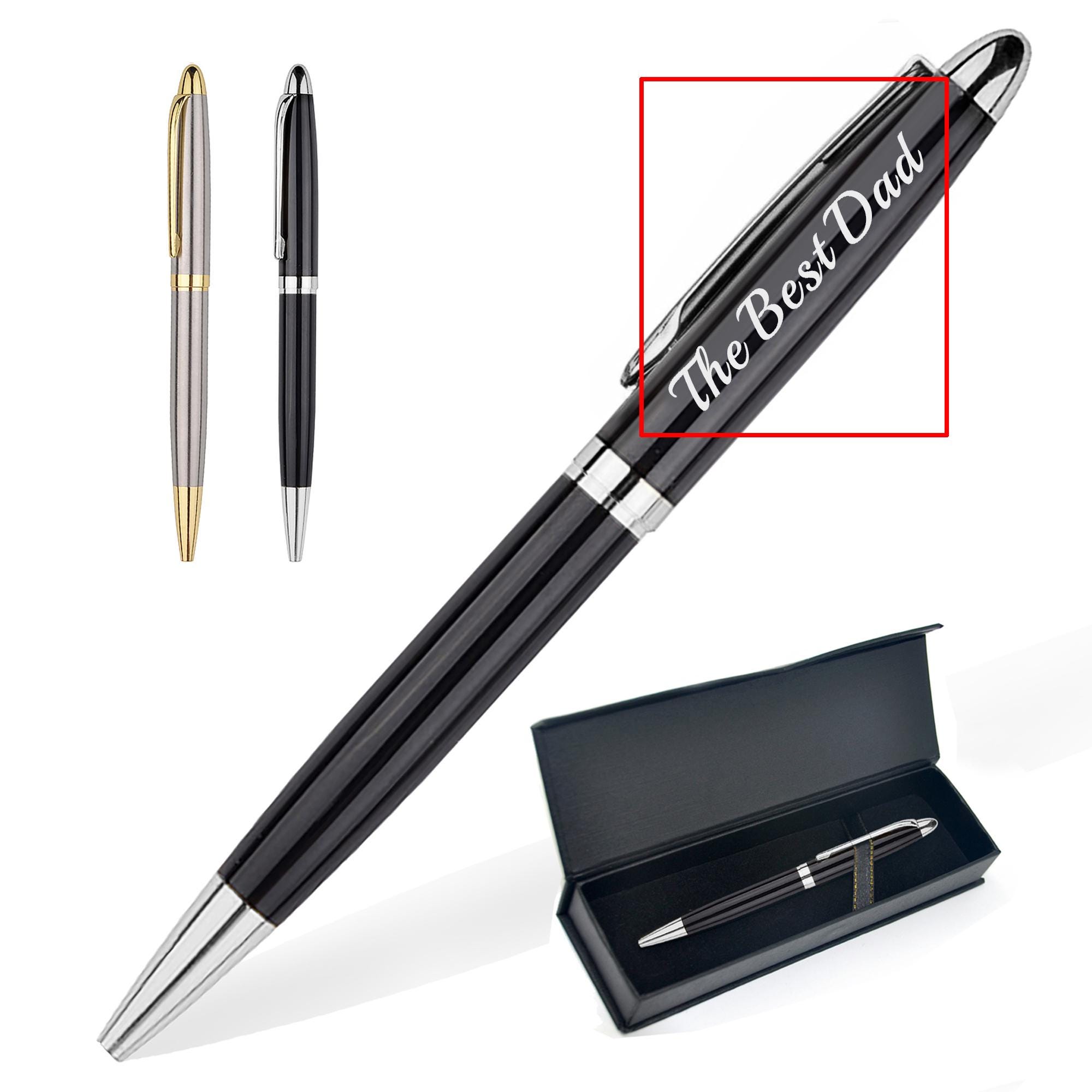 Personalized Pens With Name Dad Gifts Engraved Pens Custom Ballpoint ...