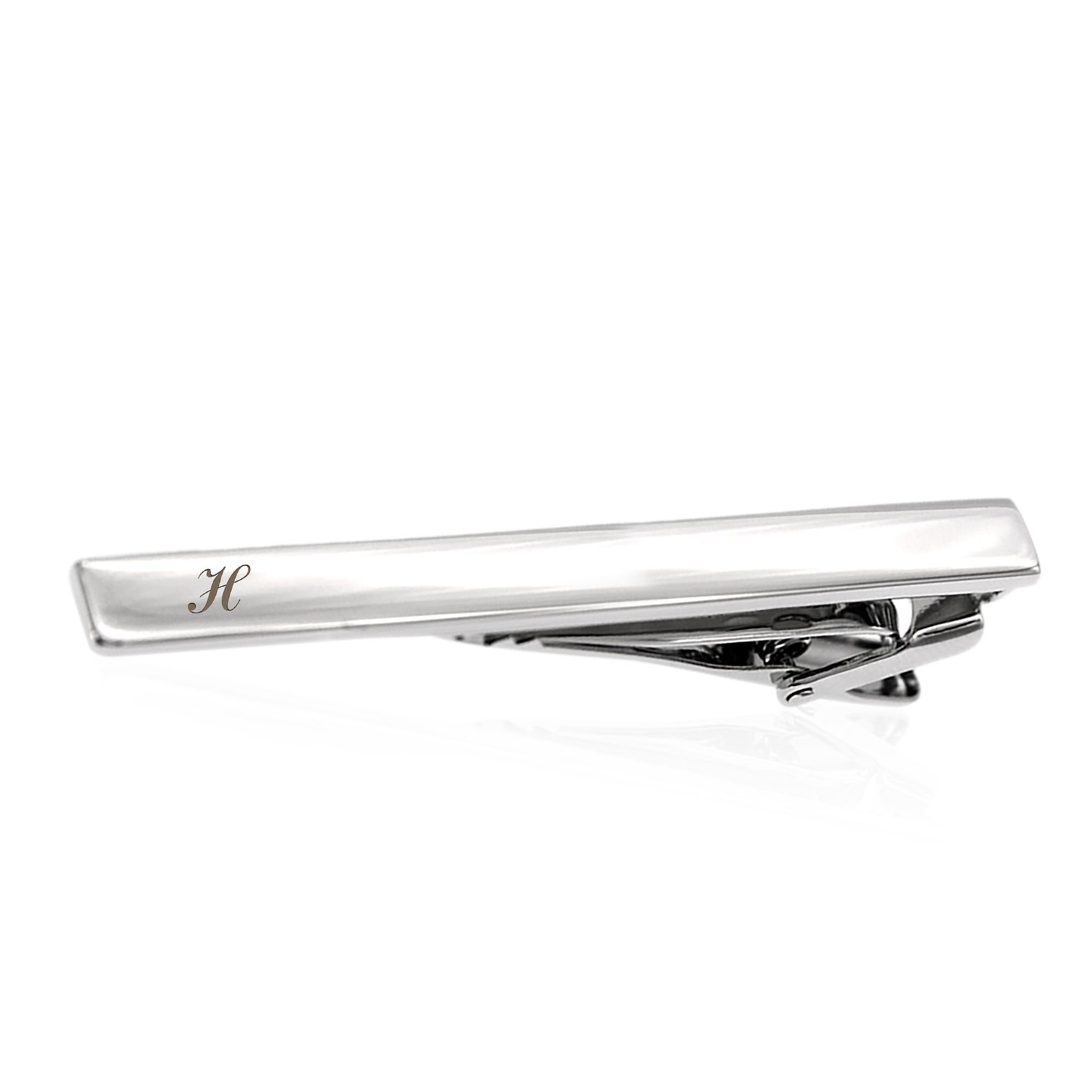 Personalized Tie Clip Engraved Tie Pin With Any Text Wedding Gift for ...