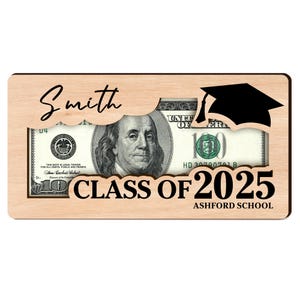 Graduation Money Holder 2025 Personalized Money Holder for Cash Gift ...
