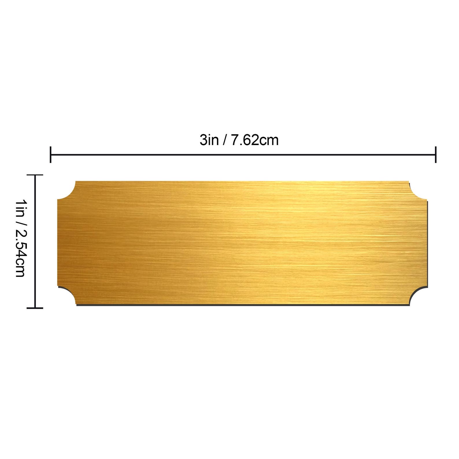 Engraved Name Plate Personalized Memorial Plaques for Doors Urns Solid ...