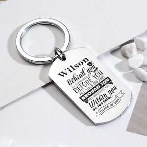 Personalized Engraved Keyring Tag Custom Graduation Gifts Customized ...