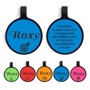 Personalized Dog Tag Cat Name Tag ID Tags Custom Dog Tags for Dogs ...