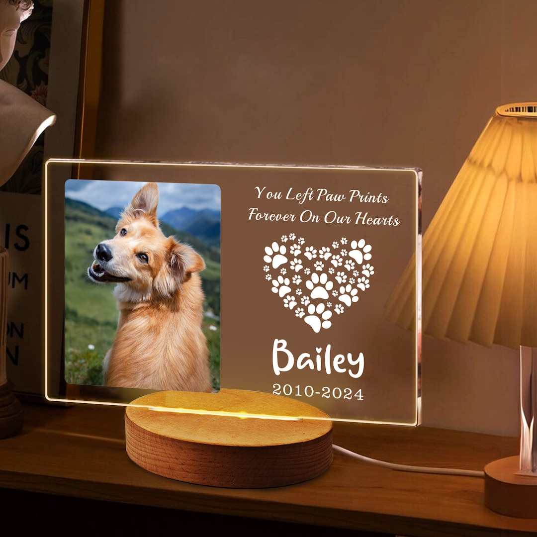 Personalized Pet Memorial Gifts for Dogs Personalized Dog Memorial ...