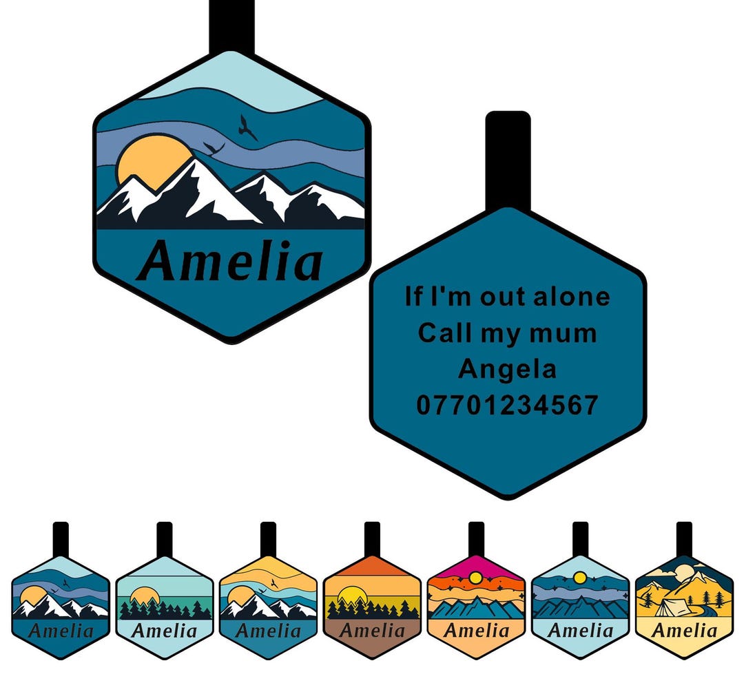 Dog Tags Personalized Dog Name Tags Silicone Dog Tags Engraved ...
