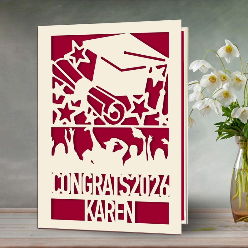 Personalized Graduation Cards for Graduates Students Friends ...