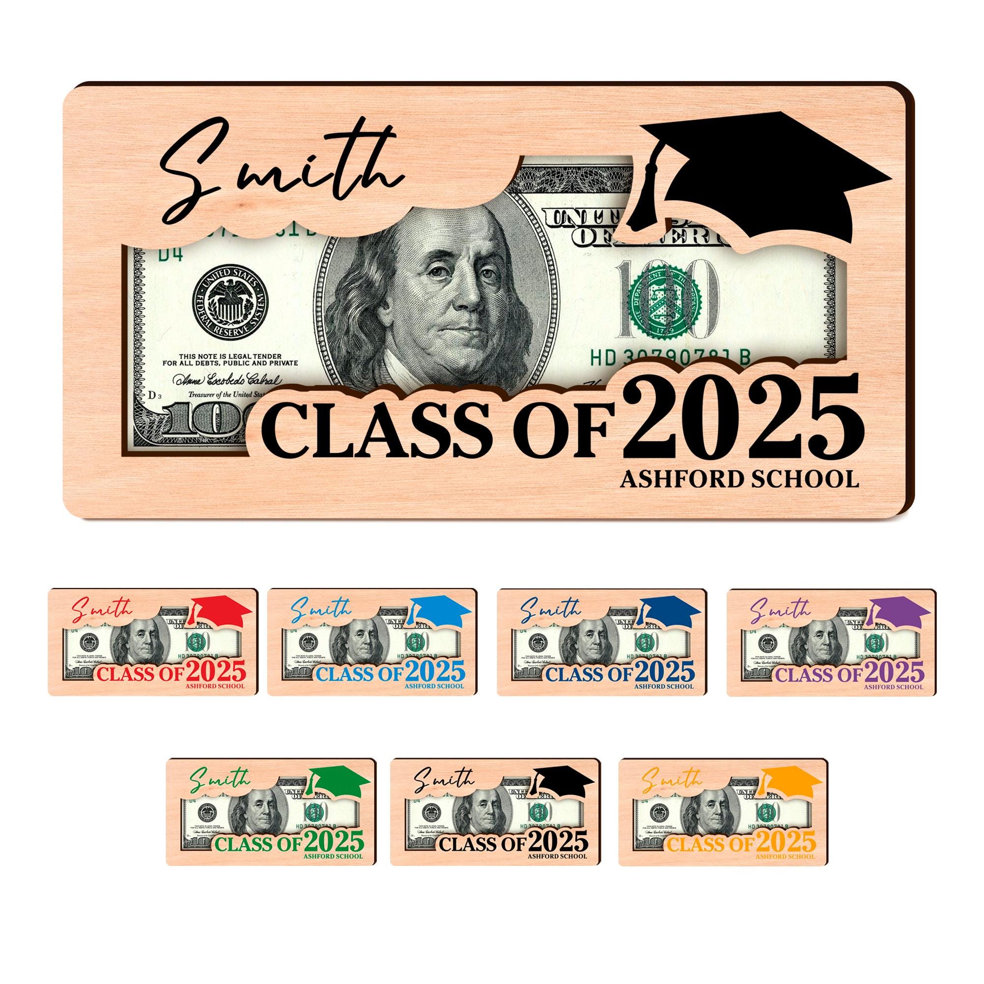 Graduation Money Holder 2025 Personalized Money Holder for Cash Gift ...