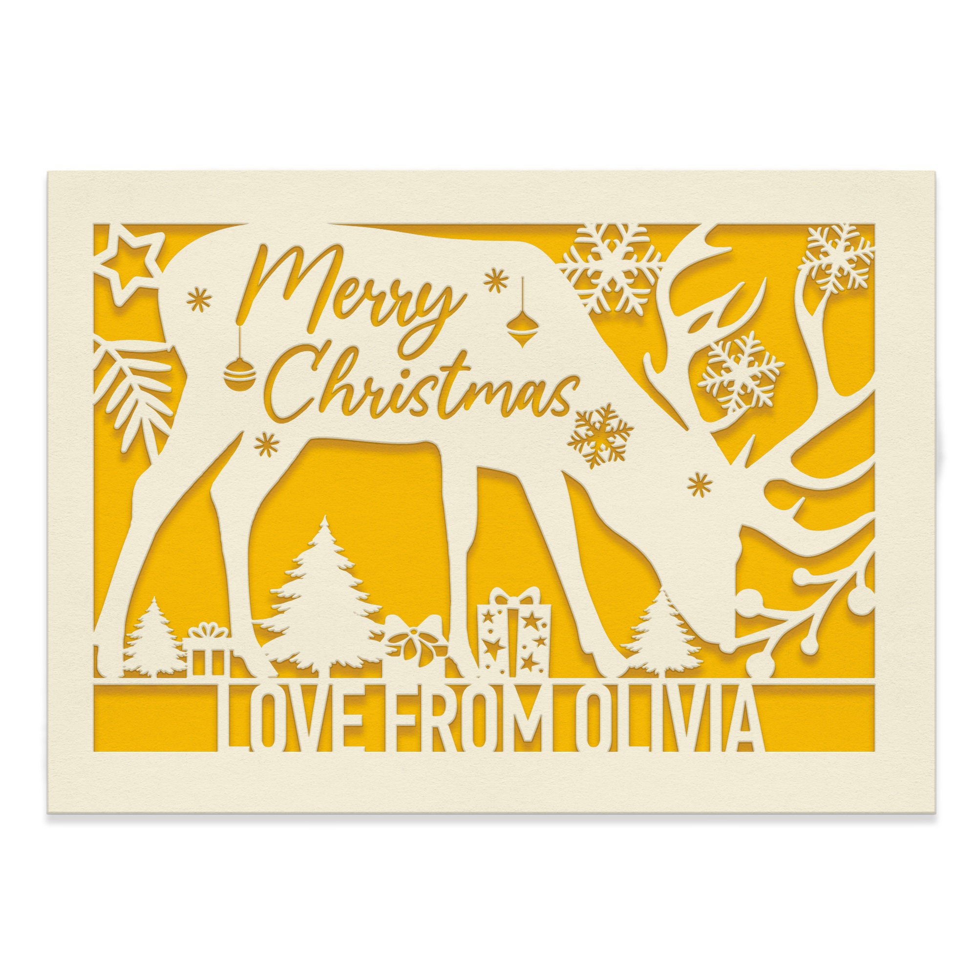 Personalized Christmas Card Gifts for Kids Girls Boys Daughter Xmas ...