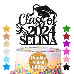 Custom Congrats Graduation Cake Topper Any Name Personalized ...