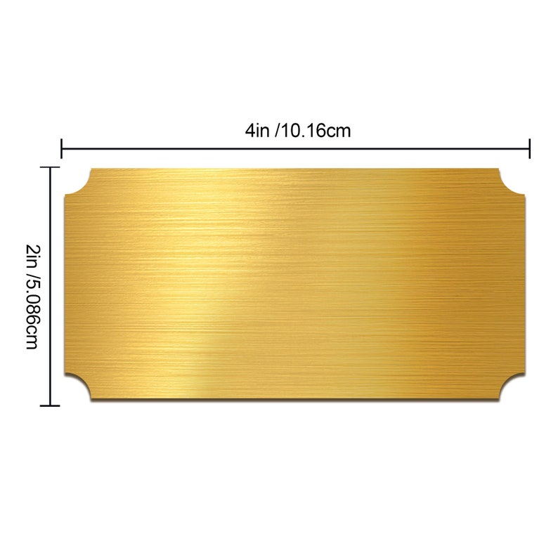 Engraved Name Plate Personalized Memorial Plaques for Doors Urns Solid ...