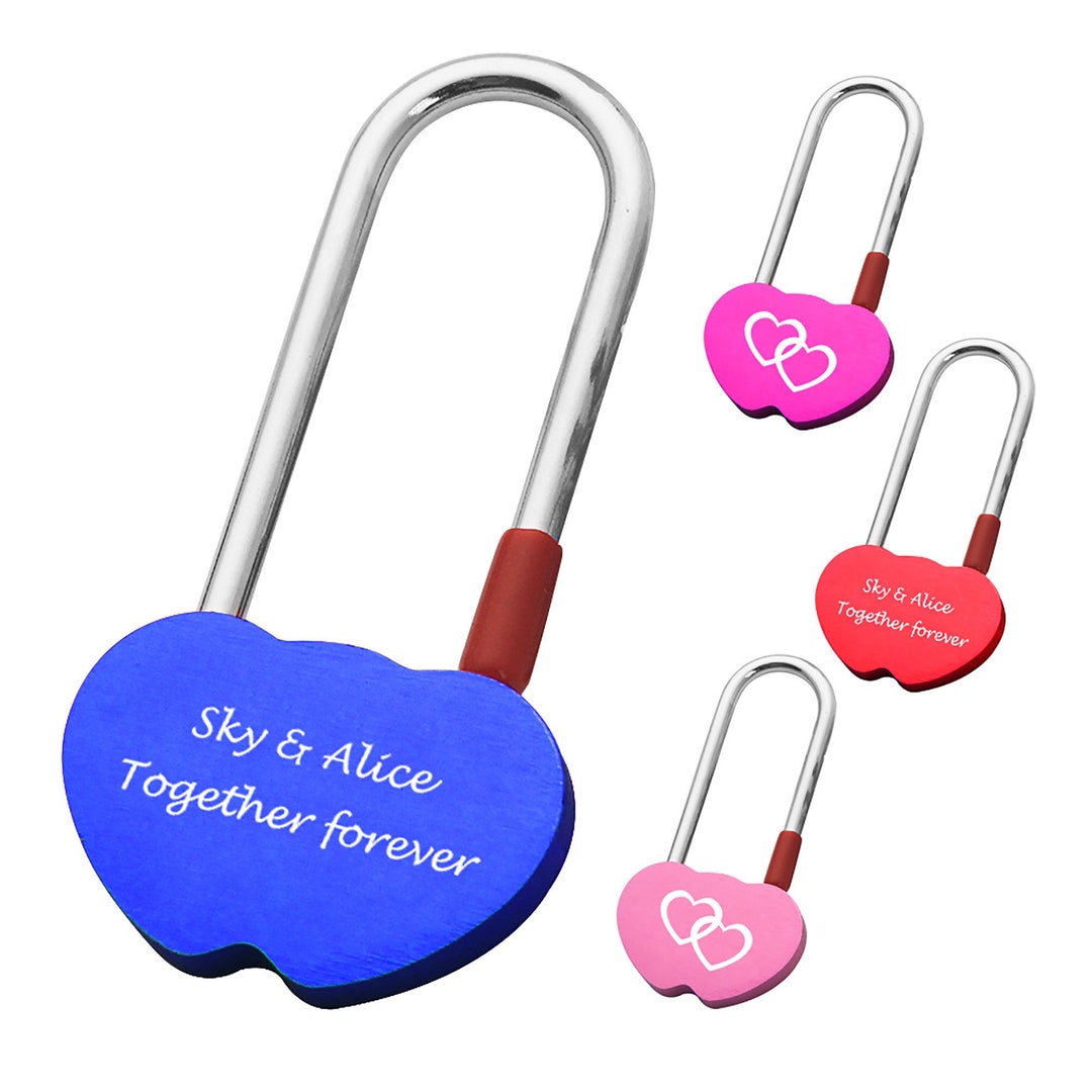 Personalized Love Lock for Her Engraved Padlock for Girls Couples ...